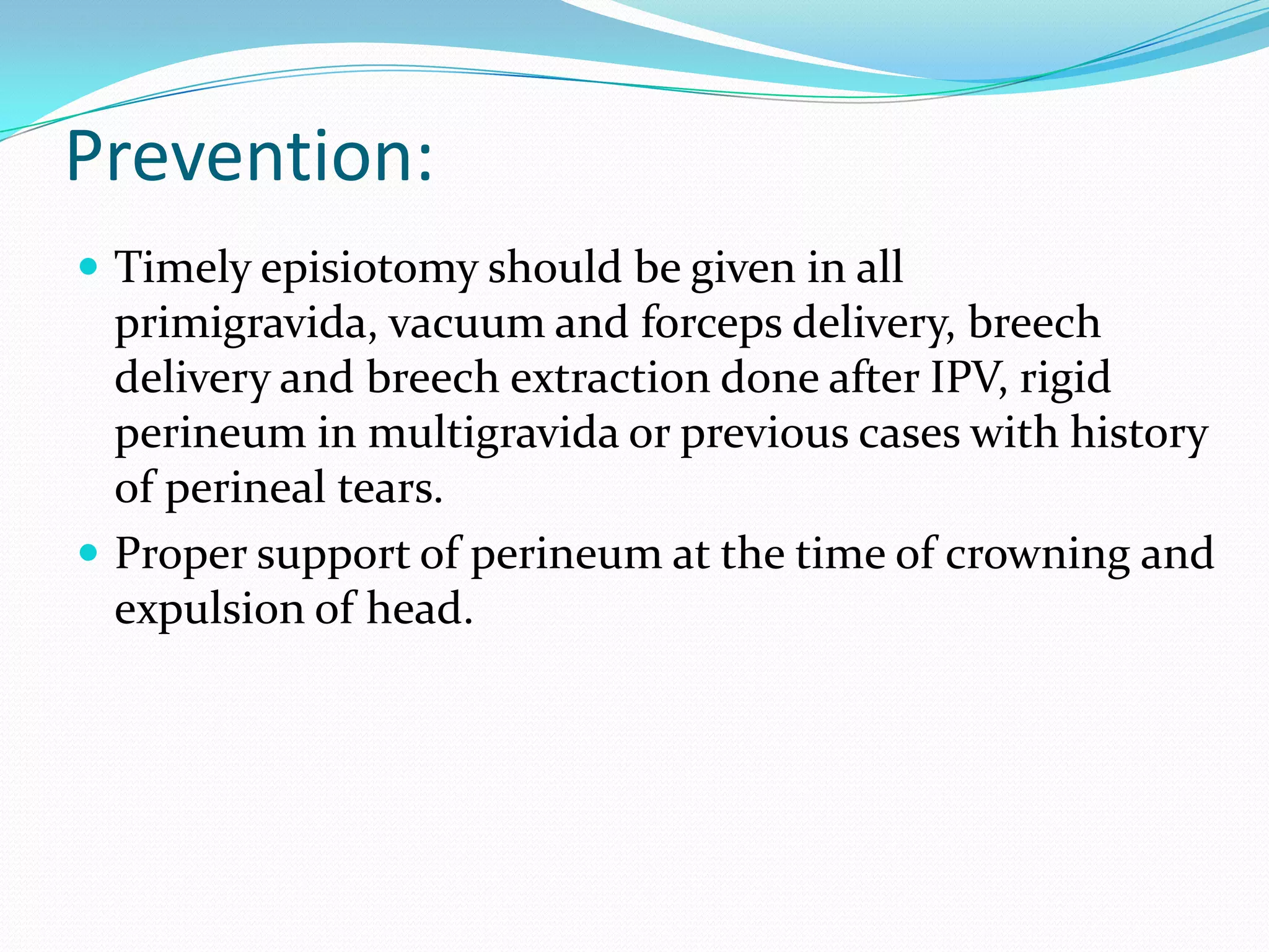 Perineal lacerations | PPTX