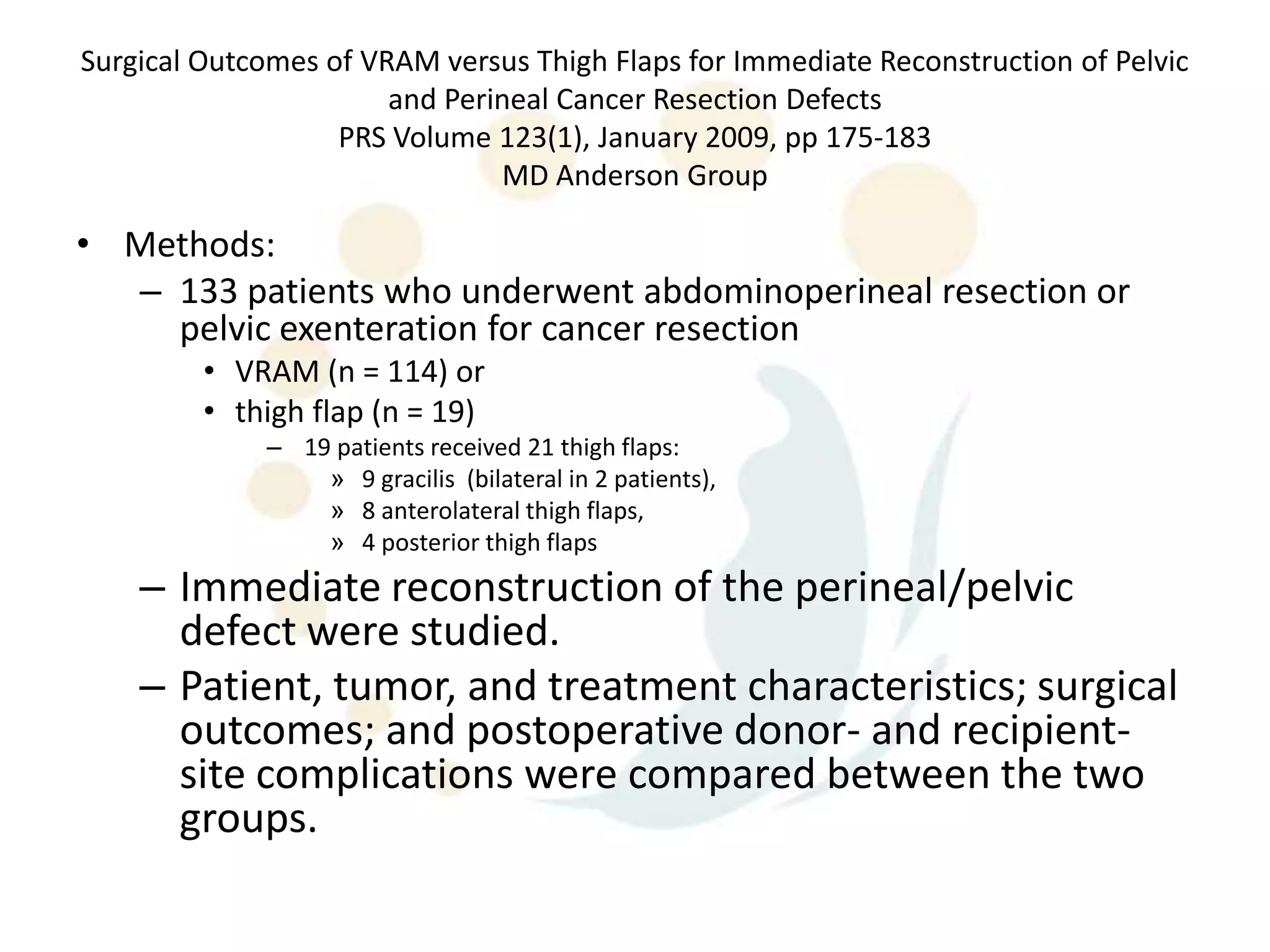 Perineal reconstruction | PPTX