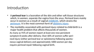 PERINEAL TEARS classification and management | PPTX