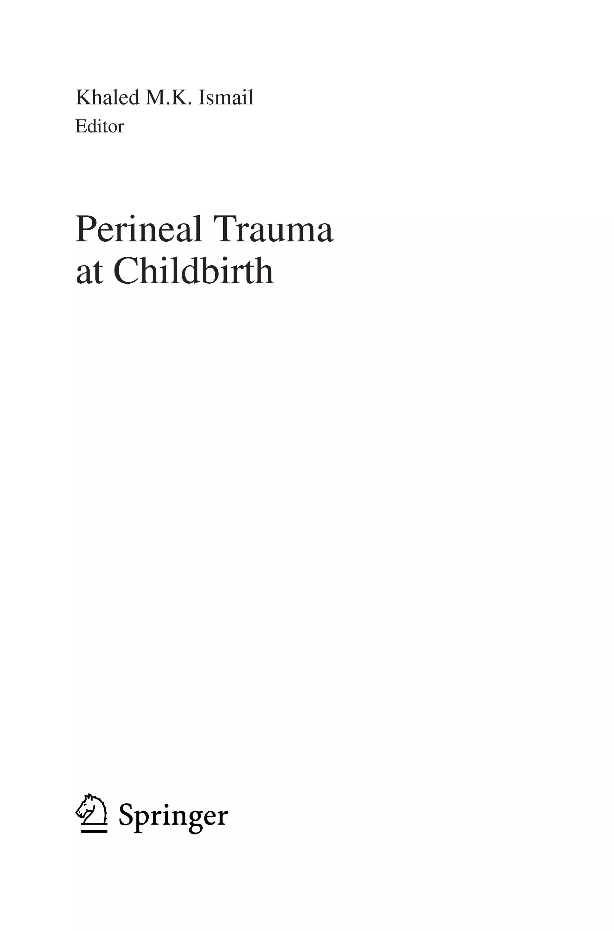 Perineal trauma at childbirth | PDF