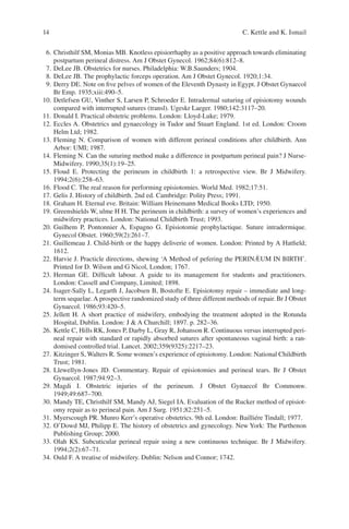 Perineal trauma at childbirth | PDF