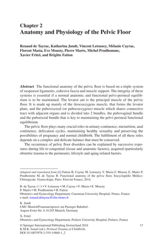 Perineal trauma at childbirth | PDF