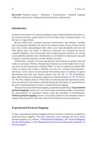 Perineal trauma at childbirth | PDF