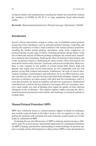 Perineal trauma at childbirth | PDF