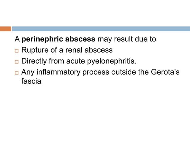 Perinephric abscess imaging | PPTX | Digestive Disorders | Diseases and ...
