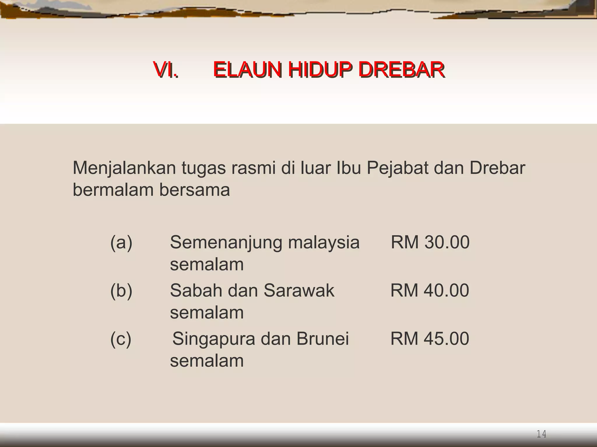 Perintah Am Bab B Elaun Dlm Prkhdmatan | PDF