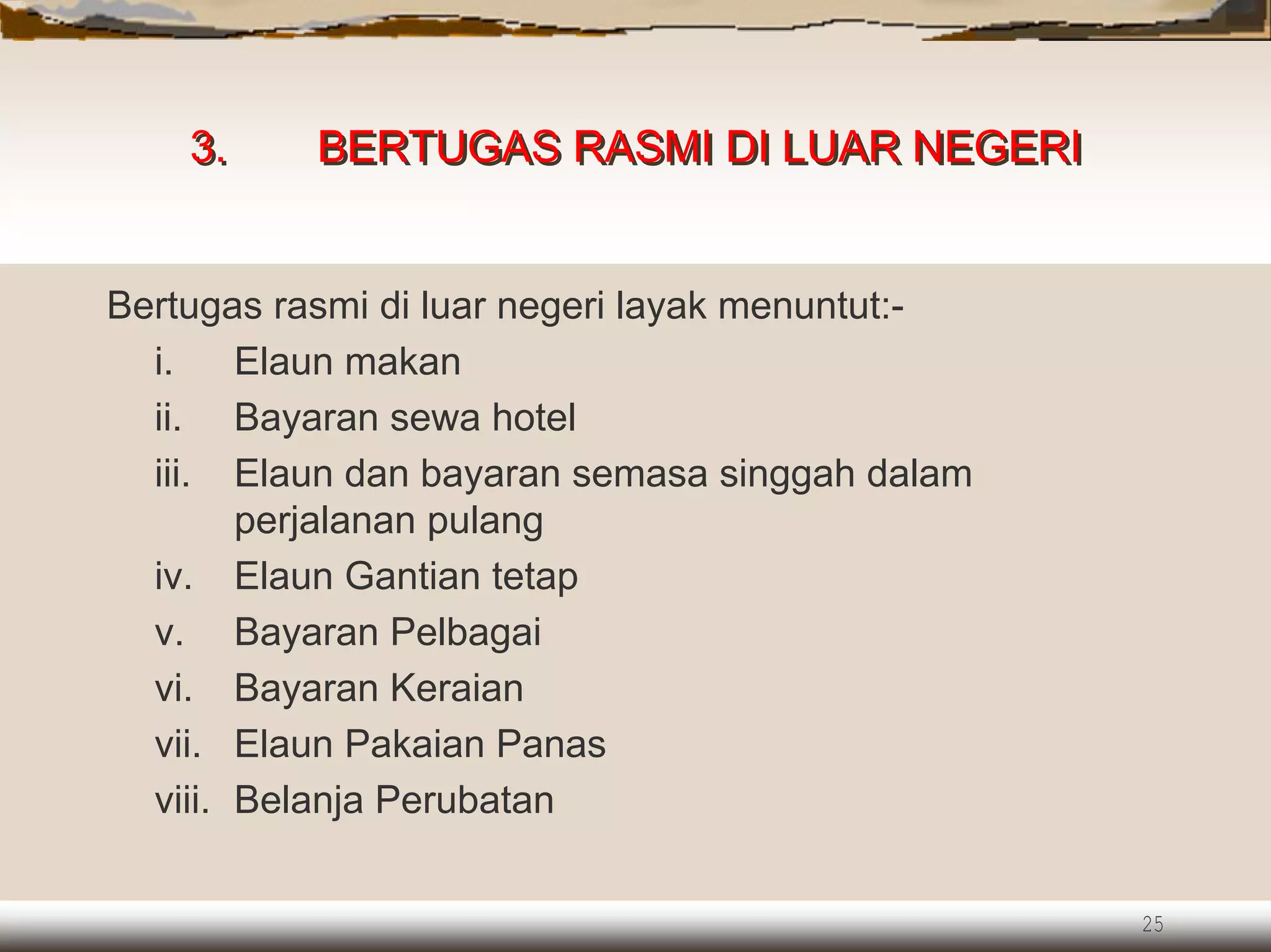 Perintah Am Bab B Elaun Dlm Prkhdmatan | PDF