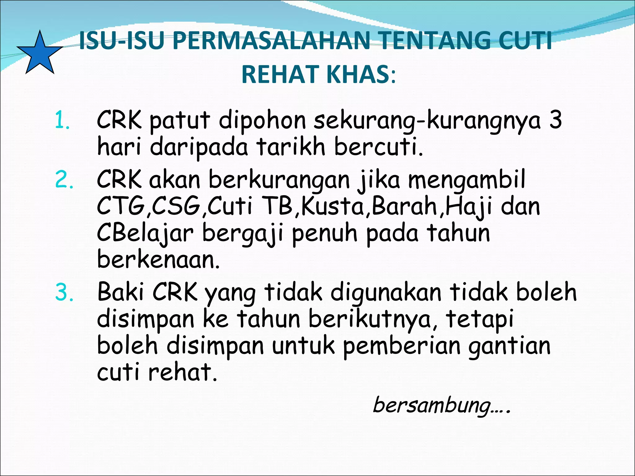 Perintah am bab c (cuti) | PPT