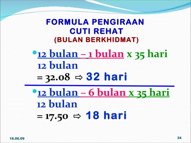 Perintah am bab c (cuti) | PPT