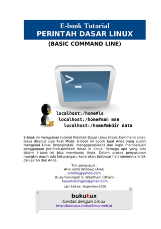 Perintah dasar linux | PDF