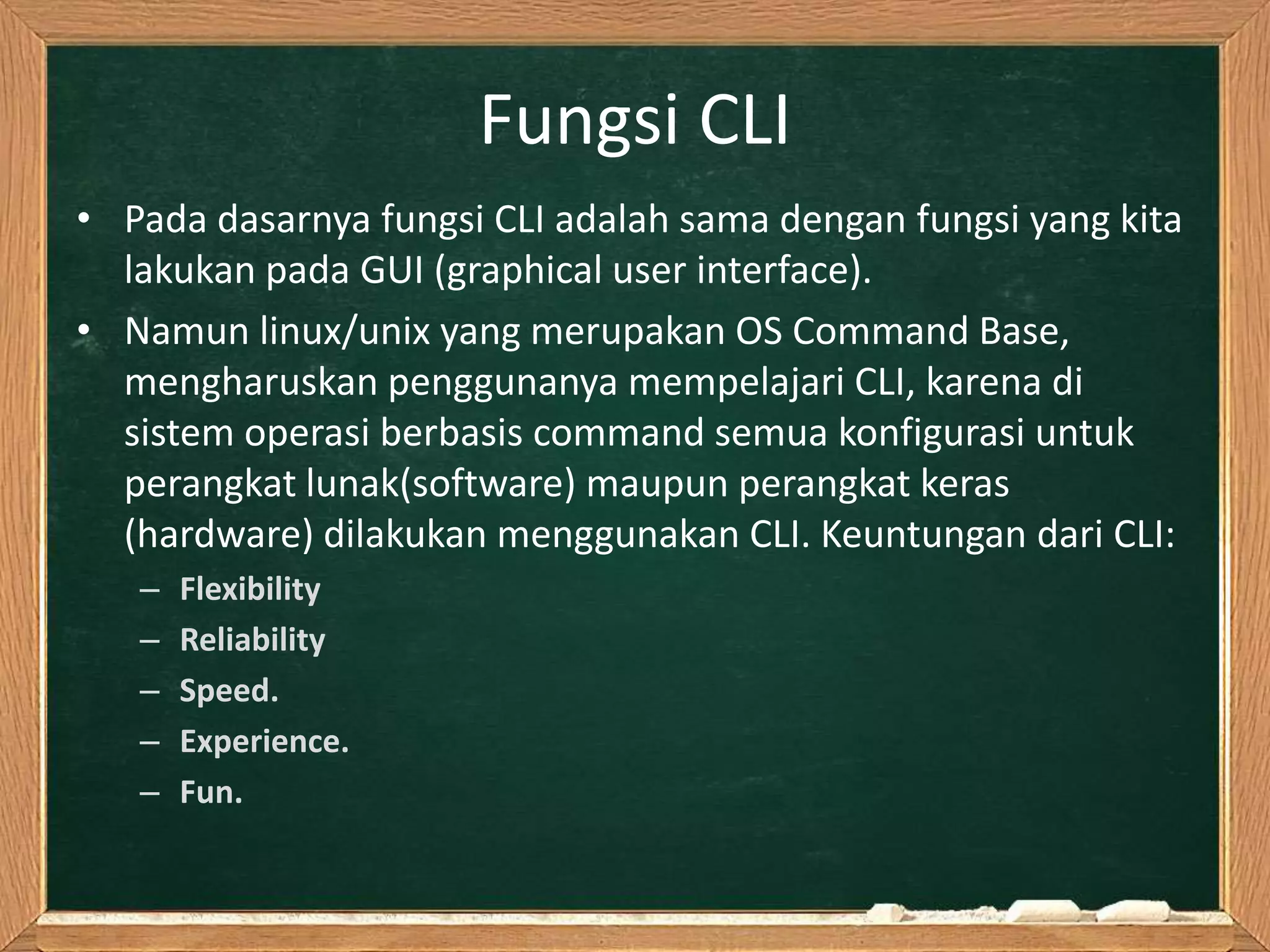 Perintah dasar linux dan fungsi fungsinya | PPTX