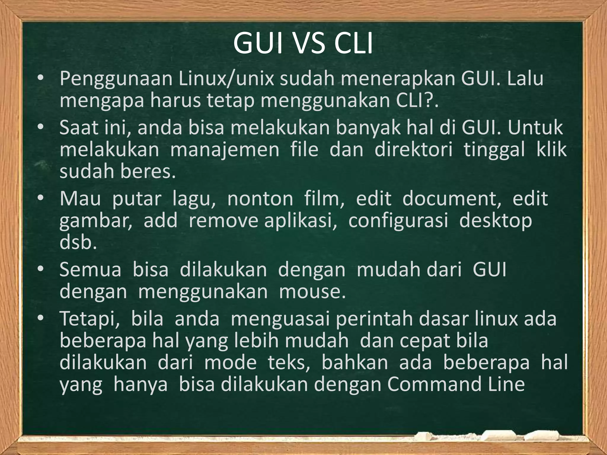 Perintah dasar linux dan fungsi fungsinya | PPTX