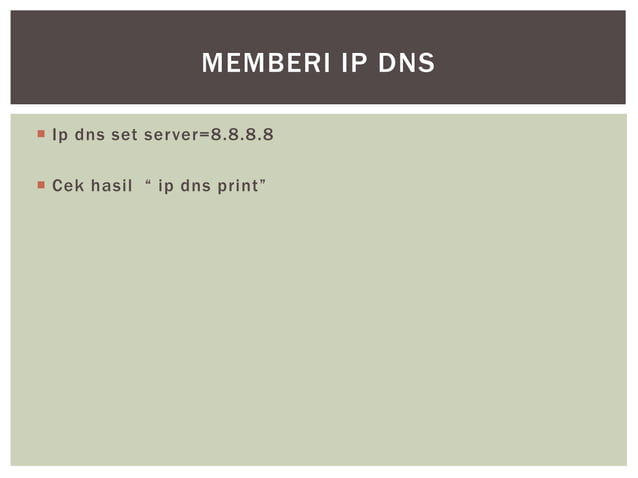 Modul MIKROTIK | PPT