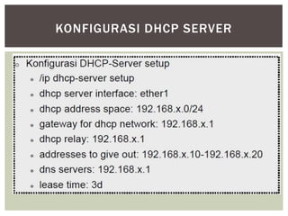 Modul MIKROTIK | PPTX