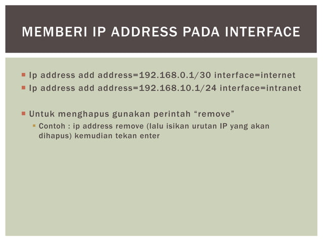 Modul MIKROTIK | PPT