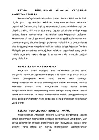 Perintah Ulung Panglima Angkatan Tentera | PDF