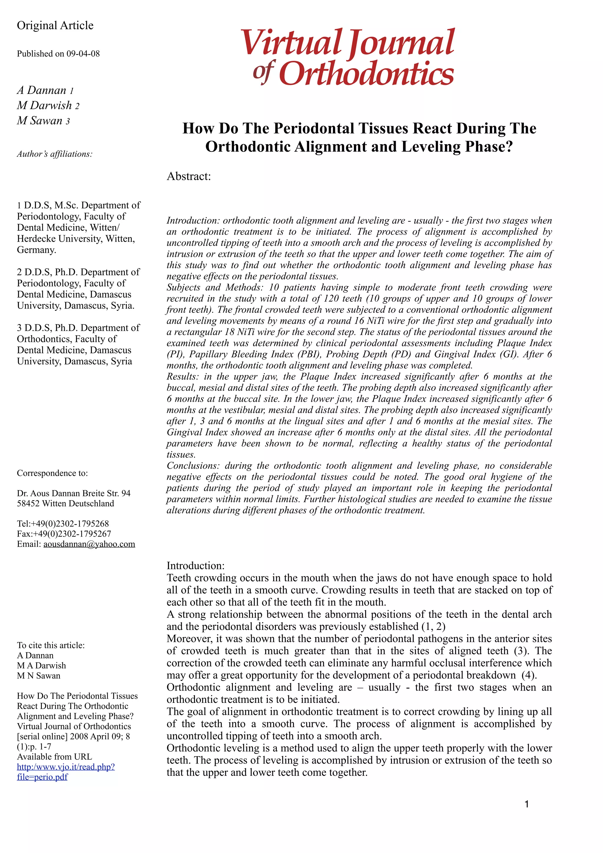 Perio-ortho | PDF