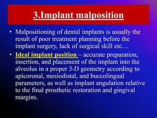 IMPLANT related complications | PPTX