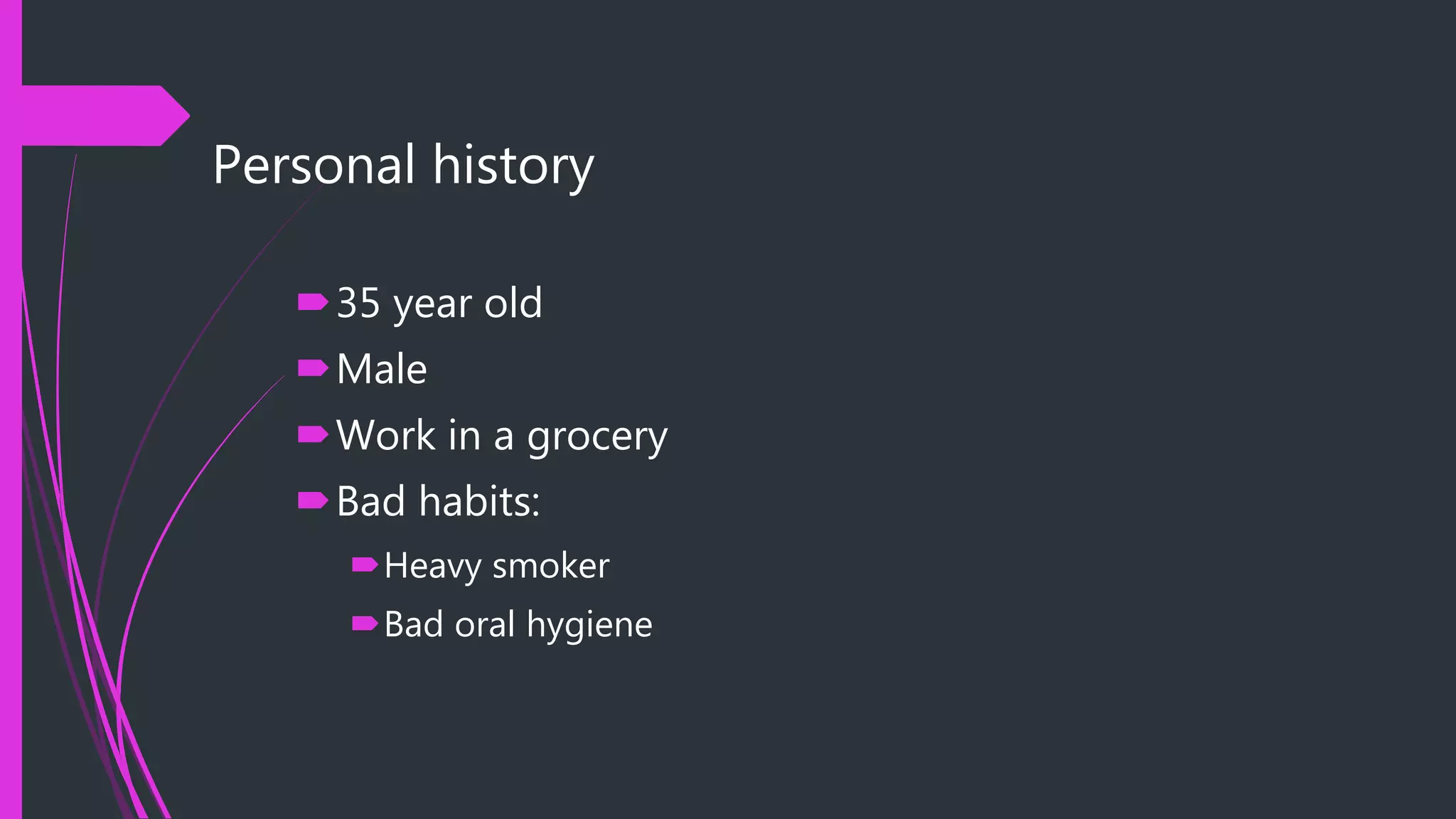 Case Presentation In Oral Diagnosis And Periodontology Ppt