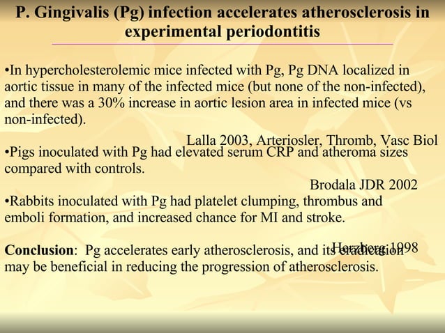 Perio And Cvd | PPT | Heart and Cardiovascular Diseases | Diseases and ...