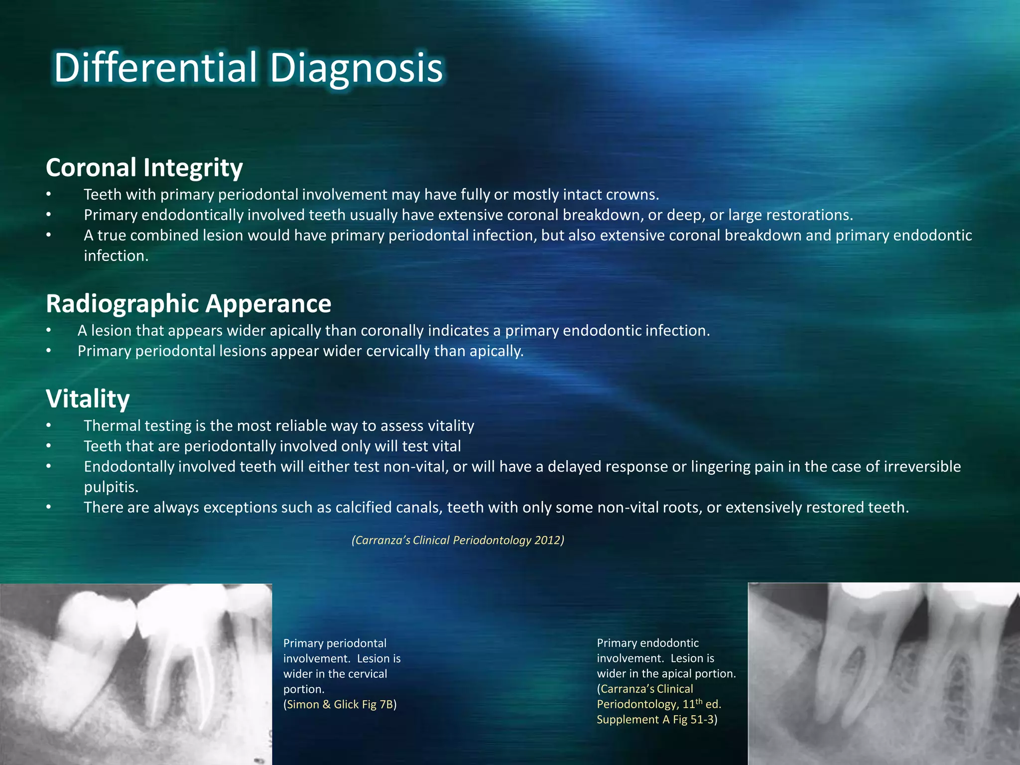 The Perio-Endo Relationship | PPTX