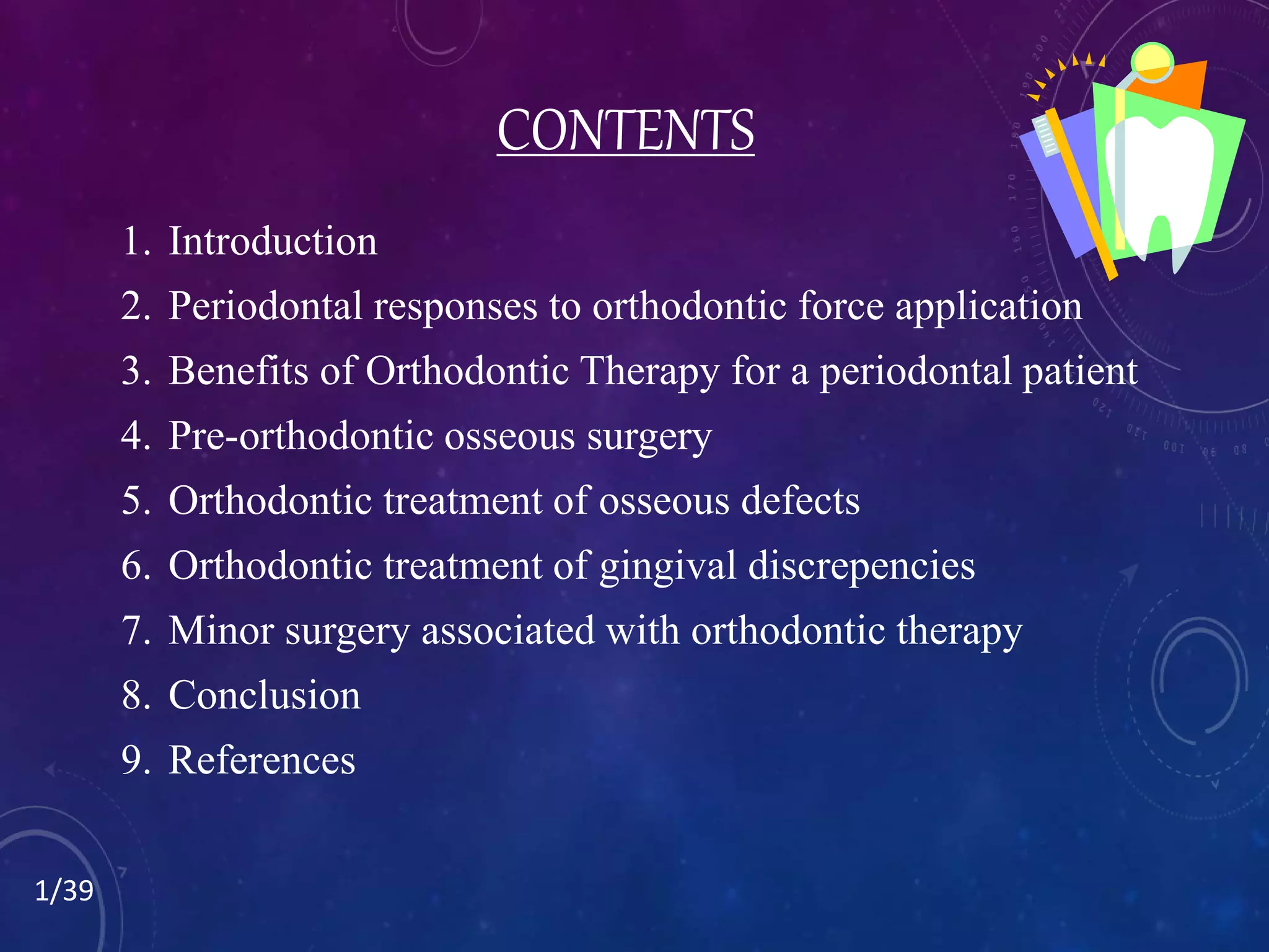 Perio-Ortho interrelationships - Dr.Malvika | PPTX