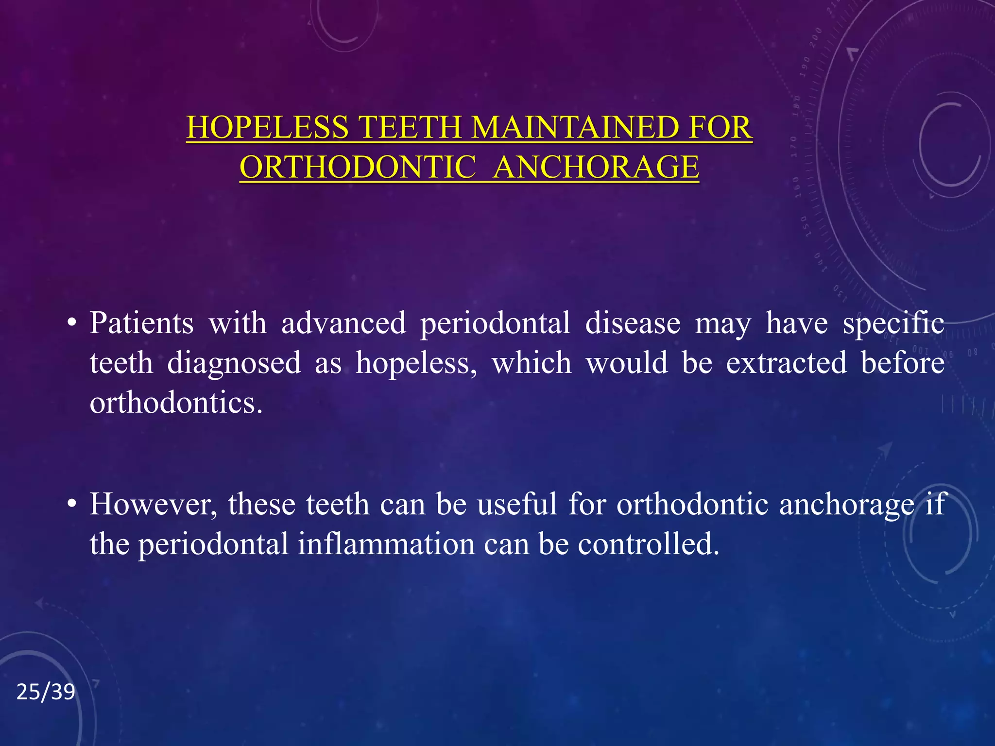 Perio-Ortho interrelationships - Dr.Malvika | PPTX
