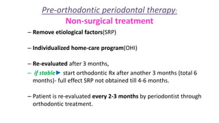 Perio ortho relationship | PPTX