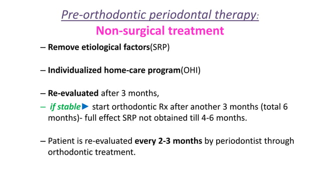 Perio ortho relationship | PPTX | Dental Health | Diseases and Conditions