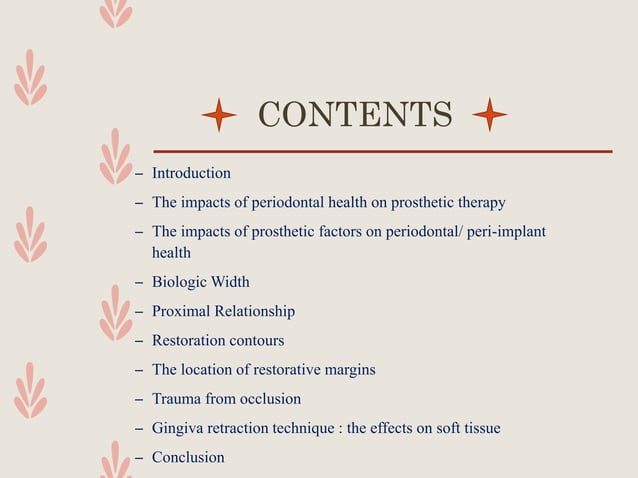 Perio-Prostho.pptx | Oral care | Personal Care