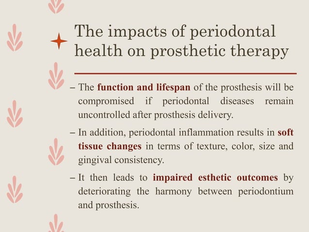 Perio-Prostho.pptx | Oral care | Personal Care