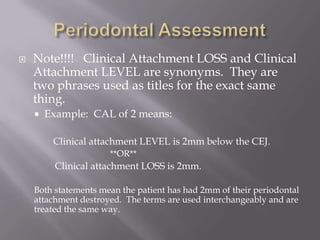 Perio assessment | PPTX