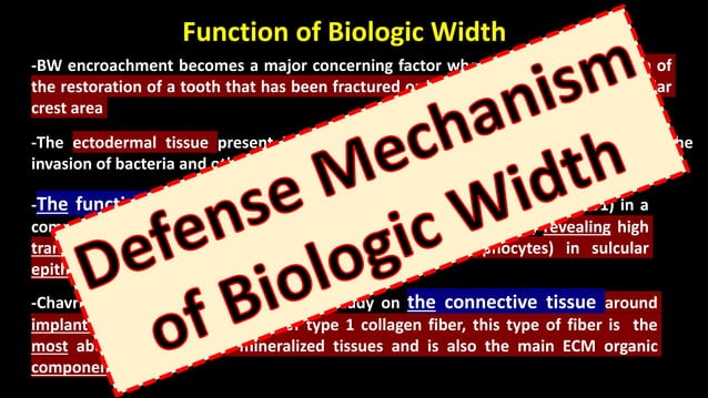 Biological width by Dr.Ali Mohammed AbuTrab | PPTX