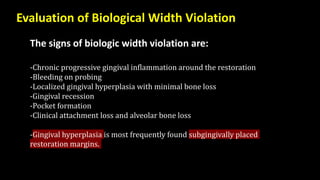 Biological width by Dr.Ali Mohammed AbuTrab | PPTX