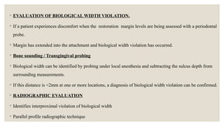 PERIO CONSIDERATIONS IN prosthodontics ppt | PPTX