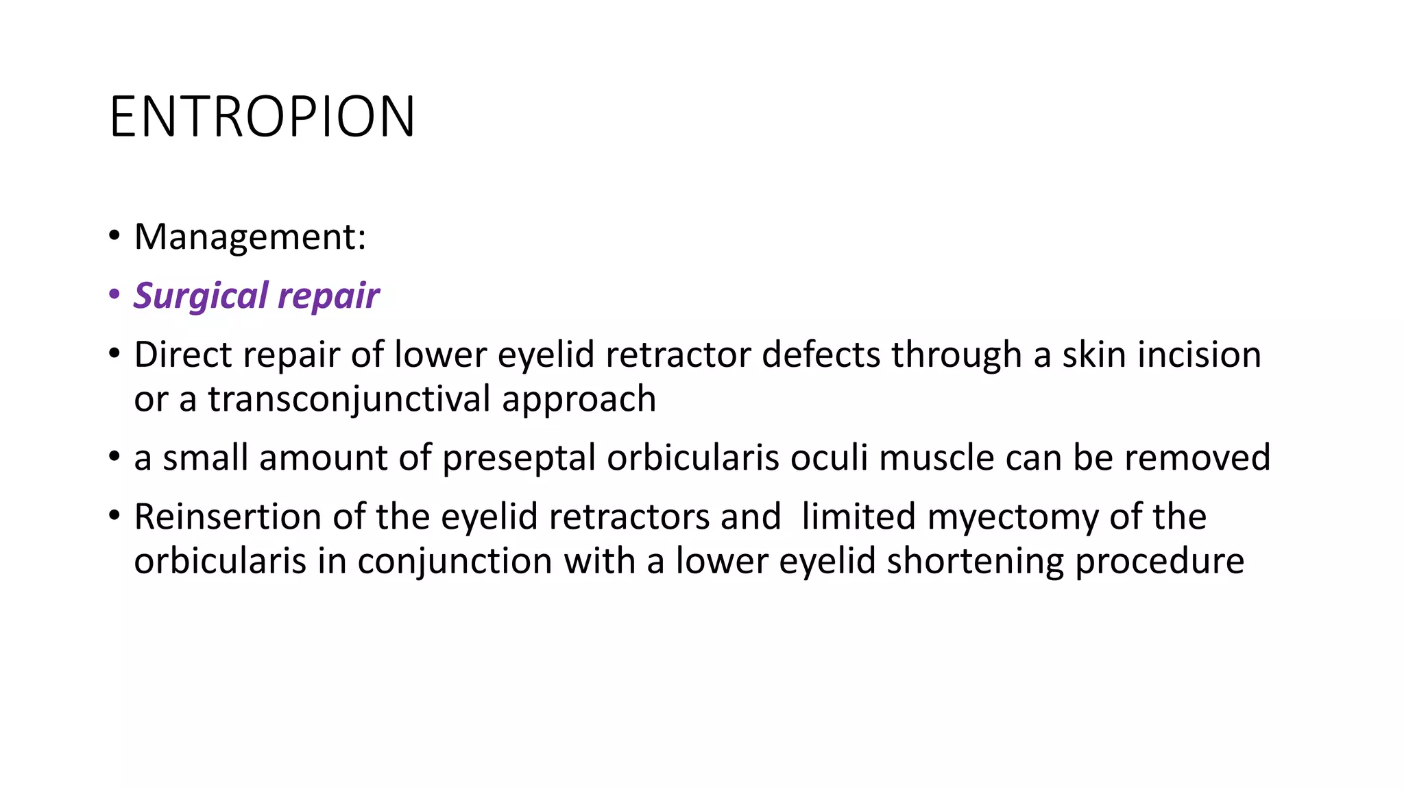PERIOCULAR MALPOSITIONS AND INVOLUTIONAL CHANGES.pptx