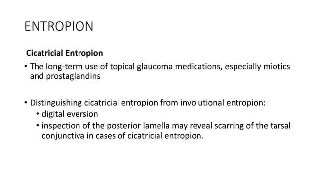 PERIOCULAR MALPOSITIONS AND INVOLUTIONAL CHANGES.pptx | Eye and Vision ...
