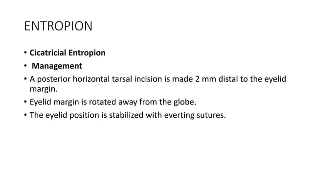 PERIOCULAR MALPOSITIONS AND INVOLUTIONAL CHANGES.pptx | Eye and Vision ...