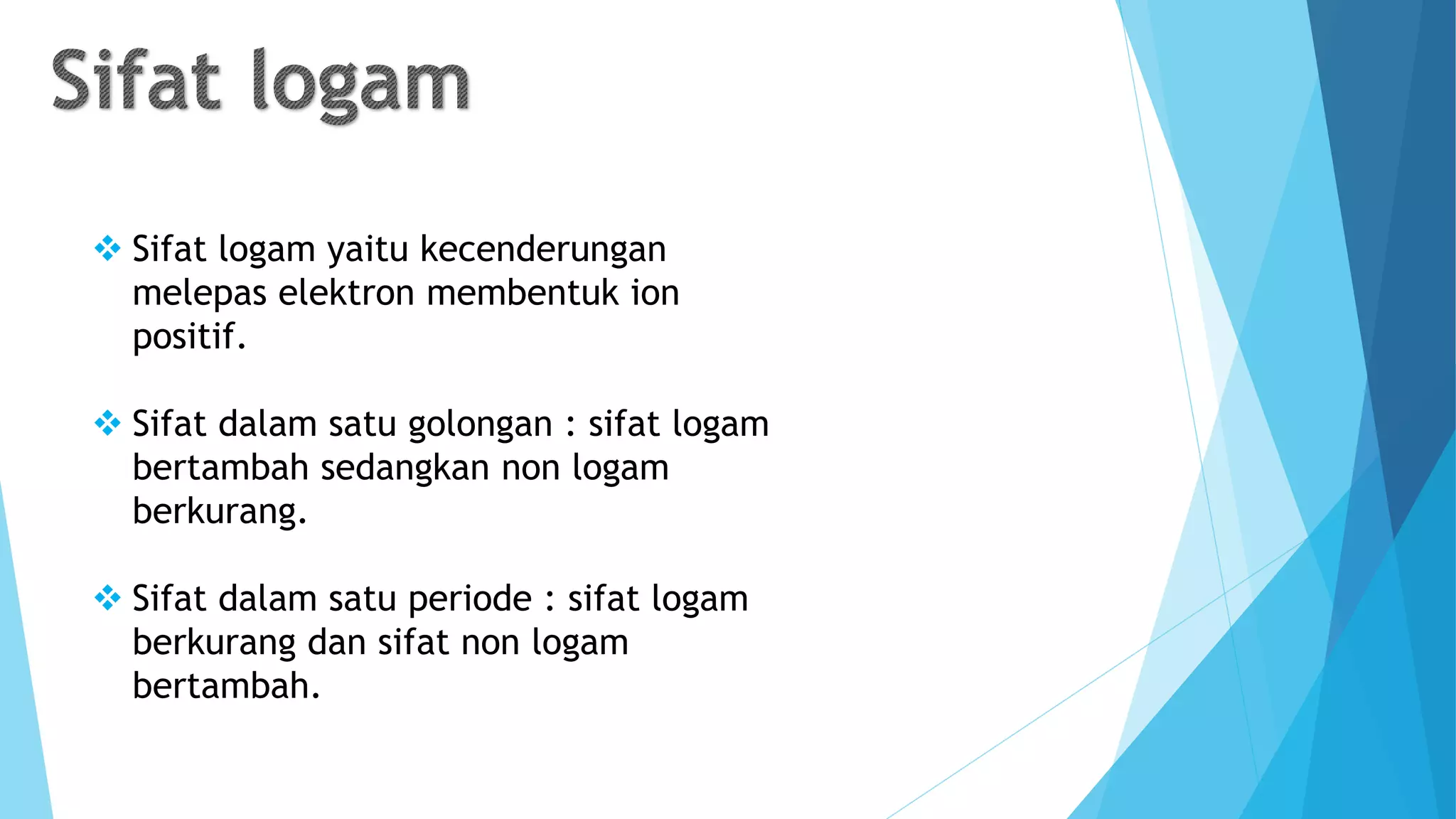 sifat sifat unsur sistem periodik | PPT sifat sifat unsur sistem periodik | PPT