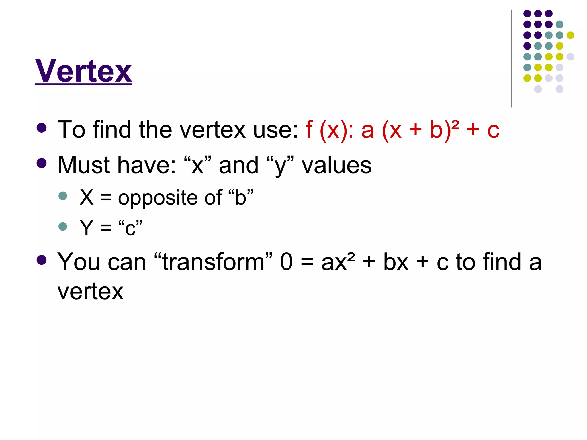 Period 4 Quadratic Funtions | PPT