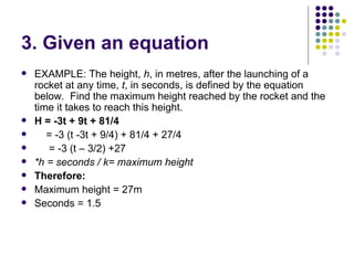 Period 4 Quadratic Funtions | PPT
