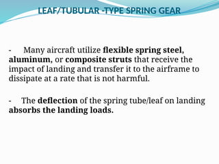 Aircraft landing gear construction .pptx