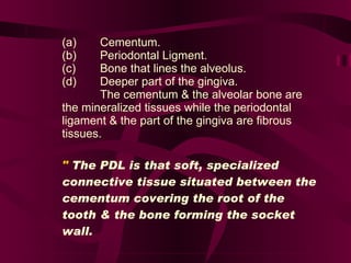 Periodantal ligament | PPT