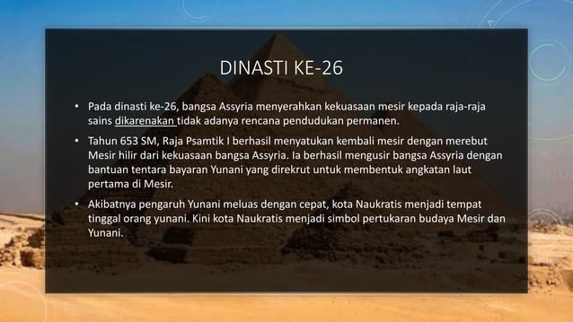 Periode Akhir Mesir | PPTX