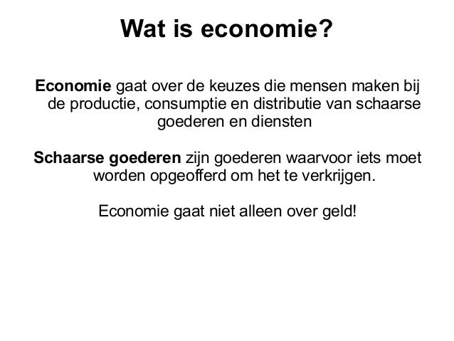Periode economie klas 8.1