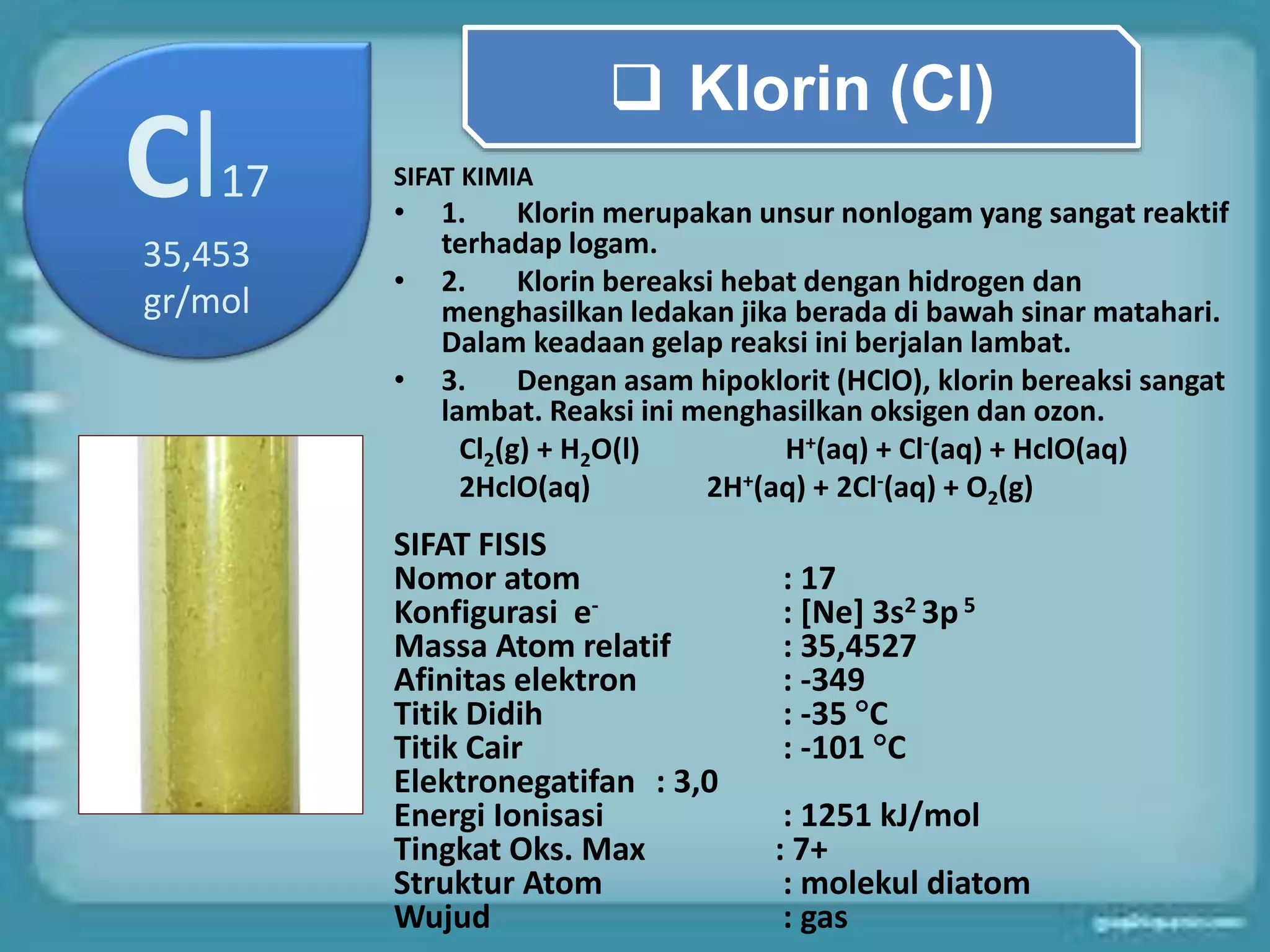 Presentasi Sifat Fisis Periode Tiga Kimia | PPT