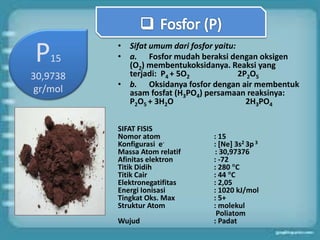 Presentasi Sifat Fisis Periode Tiga Kimia | PPT