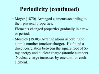 periodic properties ( periodicity in elements) | PPT