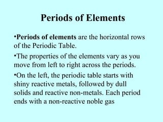periodic properties ( periodicity in elements) | PPT