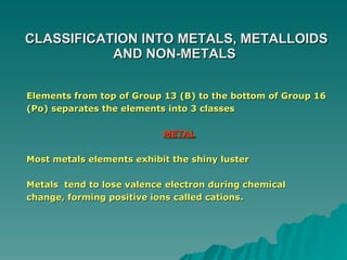Periodic Table 2 | PPT | Chemistry | Science